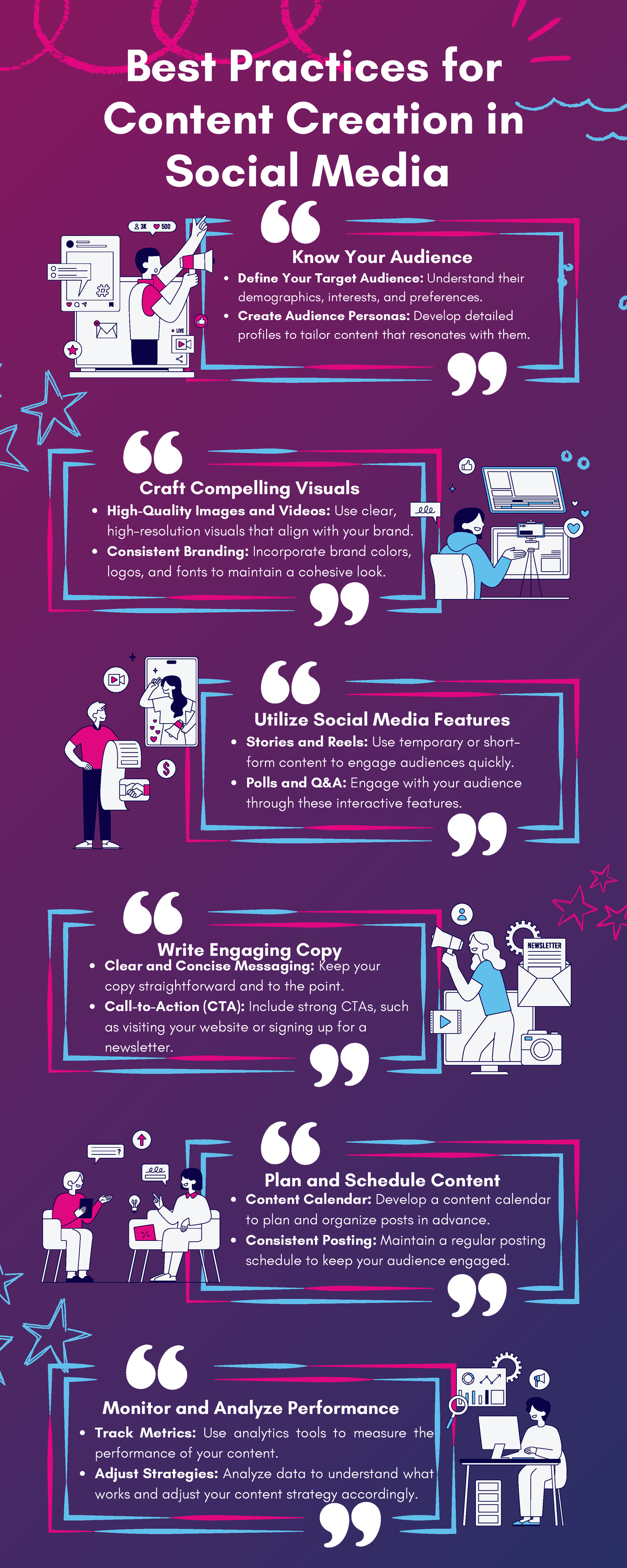 Tips for Social Media - Best Practices for Content Creation in Social ...