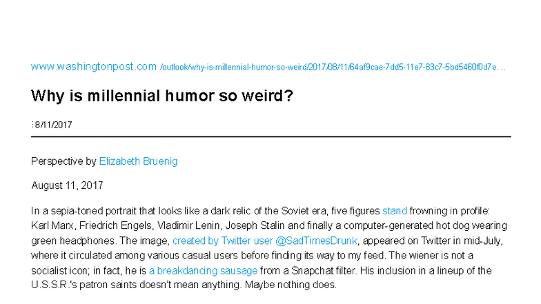 Millennial Humor: A Study of Surrealism and Absurdity - Studocu