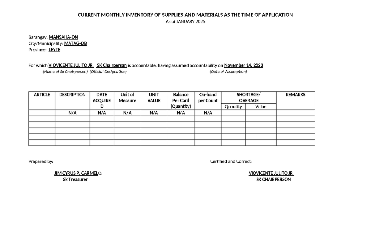 Report-on-inventory-property-and-equipment-ripe-1 - CURRENT MONTHLY ...