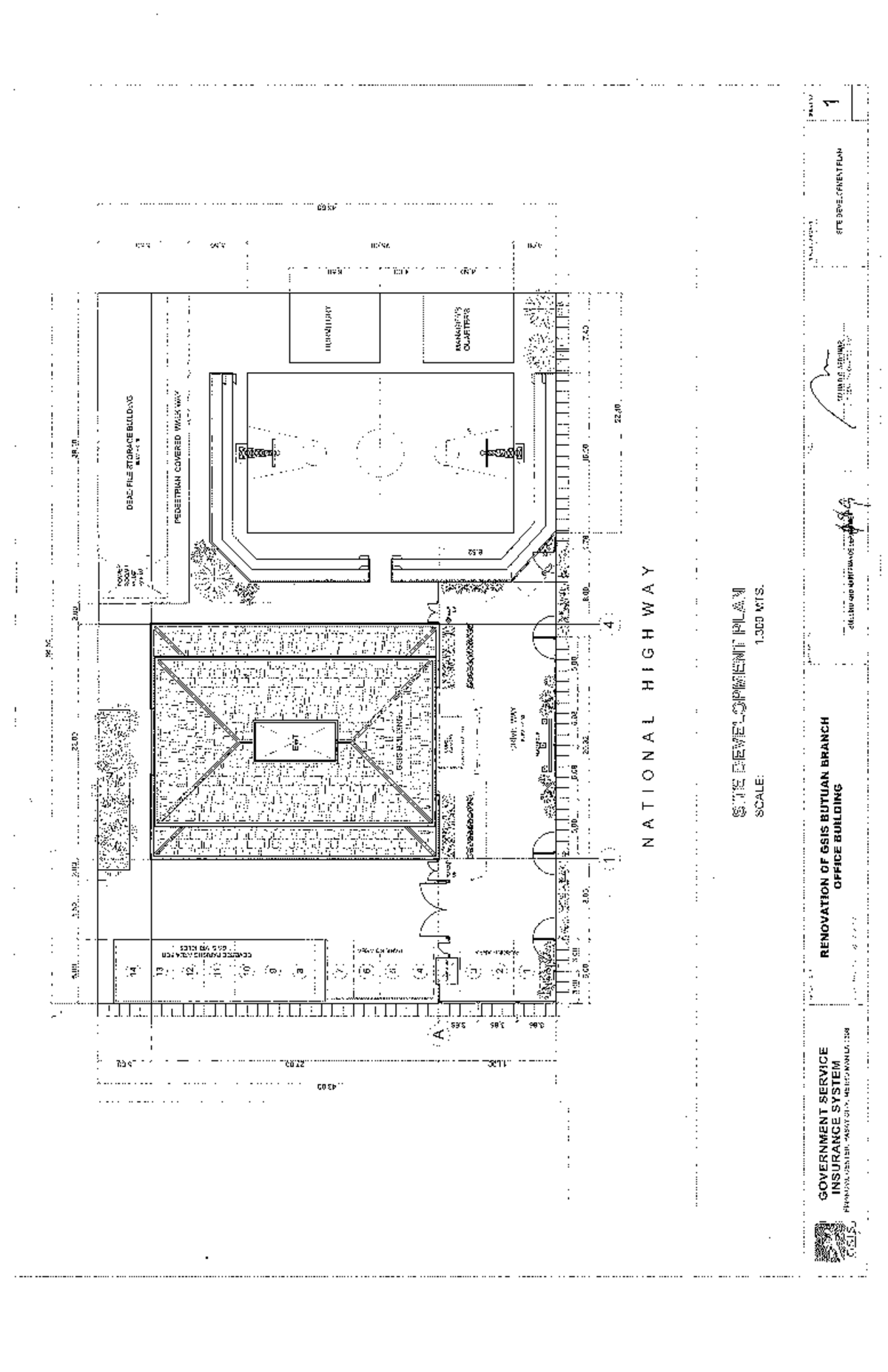 GSIS Butuan Branch Renovation Plans & Drawings - Detailed Layouts - Studocu