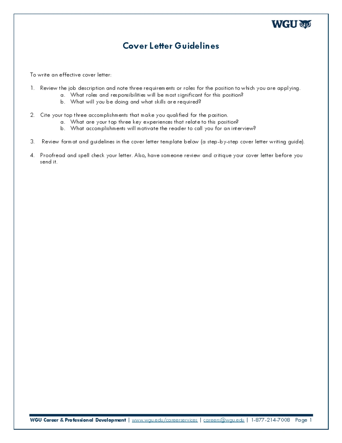 C716 Cover Letter and Resume TASK 2 - C716 BUSINESS COMMUNICATION COVER ...