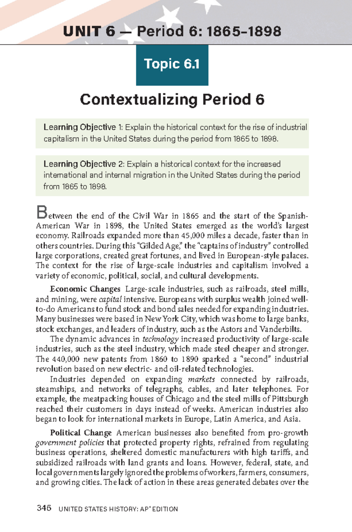 Gilded Age Politics and Economic Changes: An APUSH Period 6 Review ...