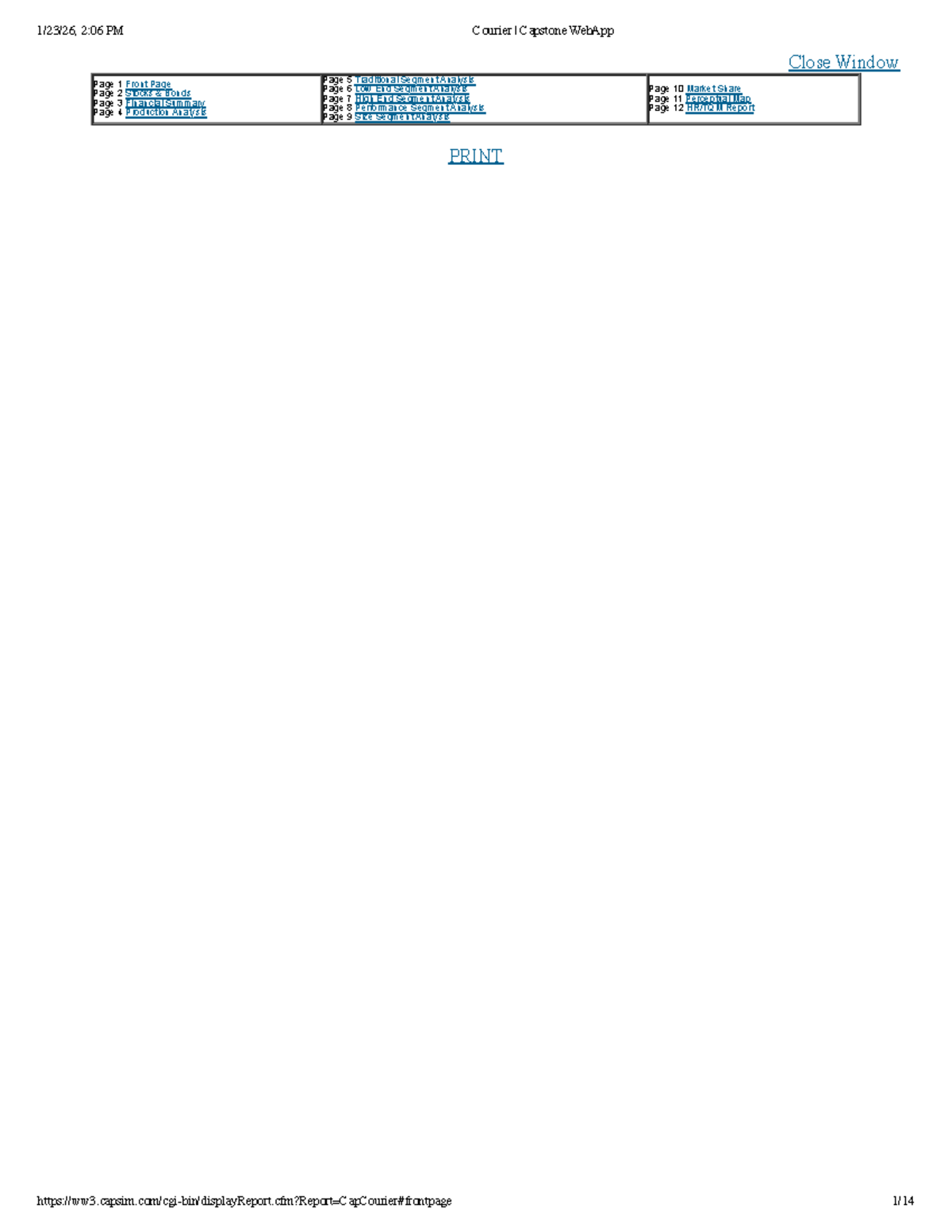 Courier Capstone WebApp Analysis Report - Round 3 (Dec 31, 2029) - Studocu