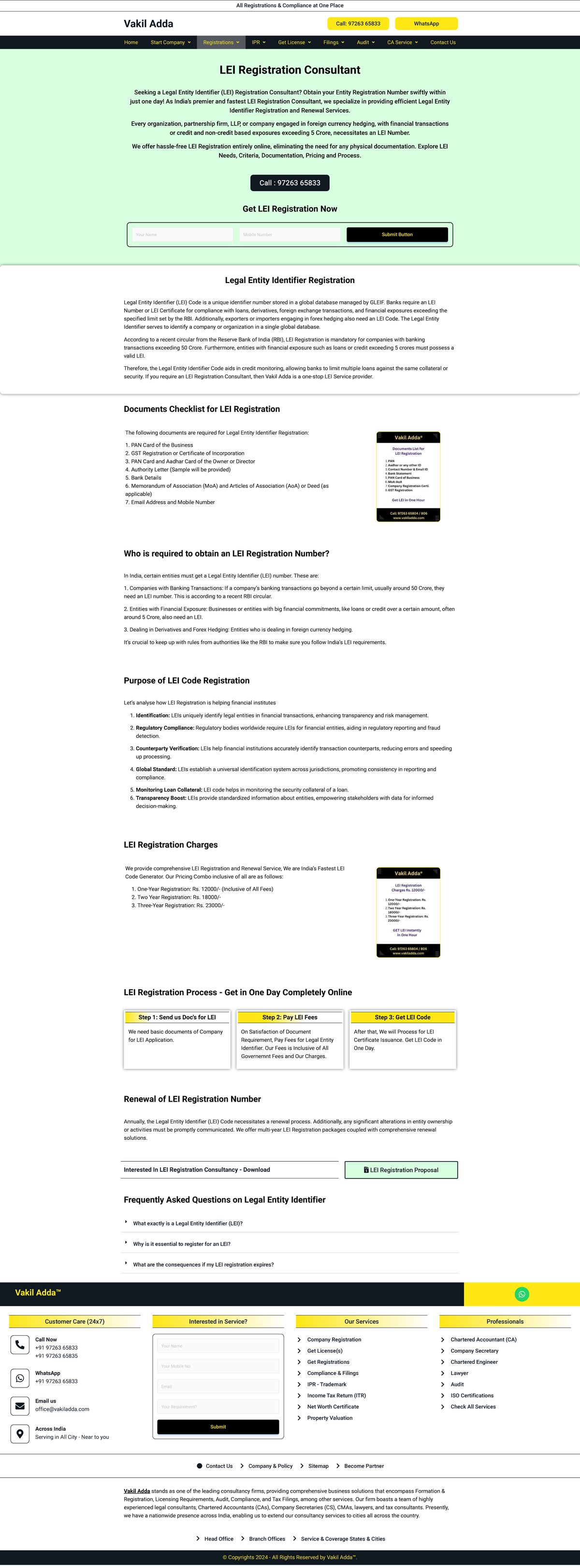 Vakiladda com lei registration consultant - LEI Registration Consultant ...