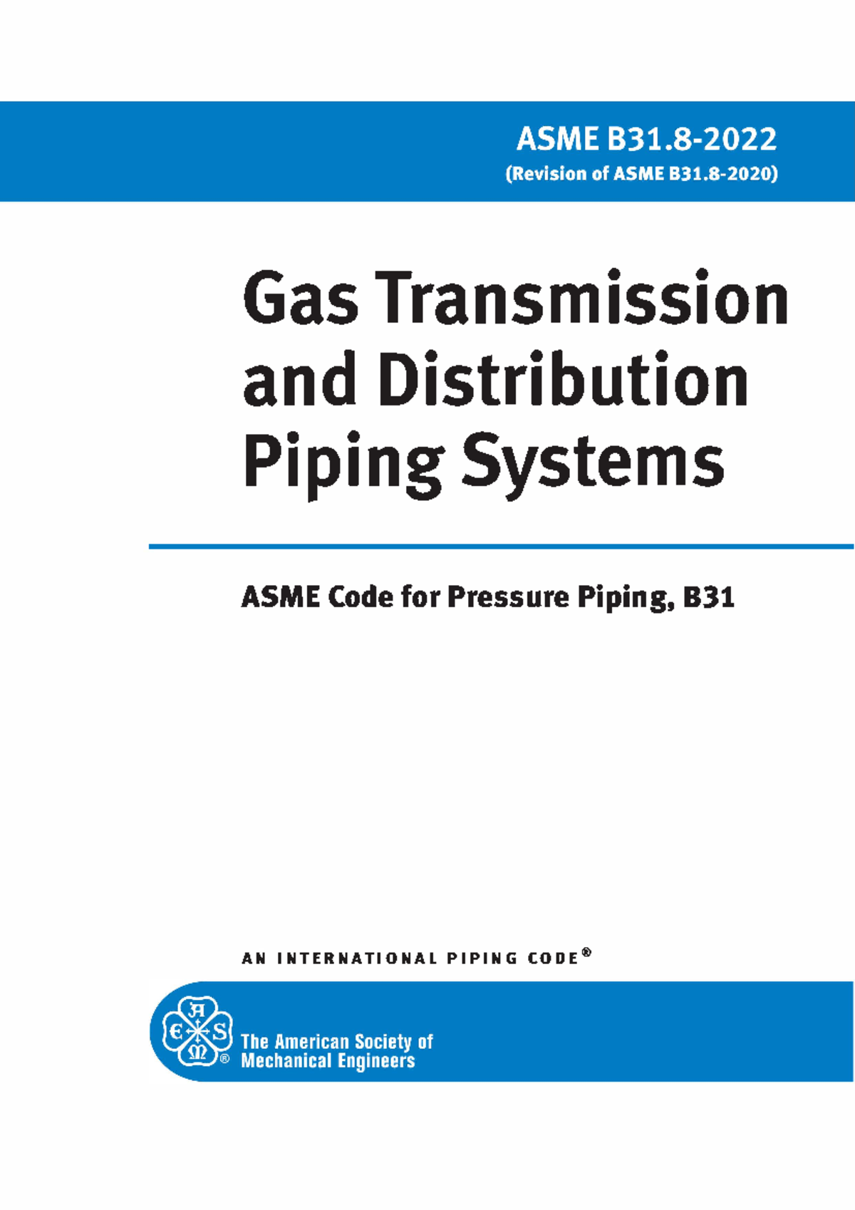 ASME B31.8 2022 - Norma del ASME - Gas Transmission and Distribution ...