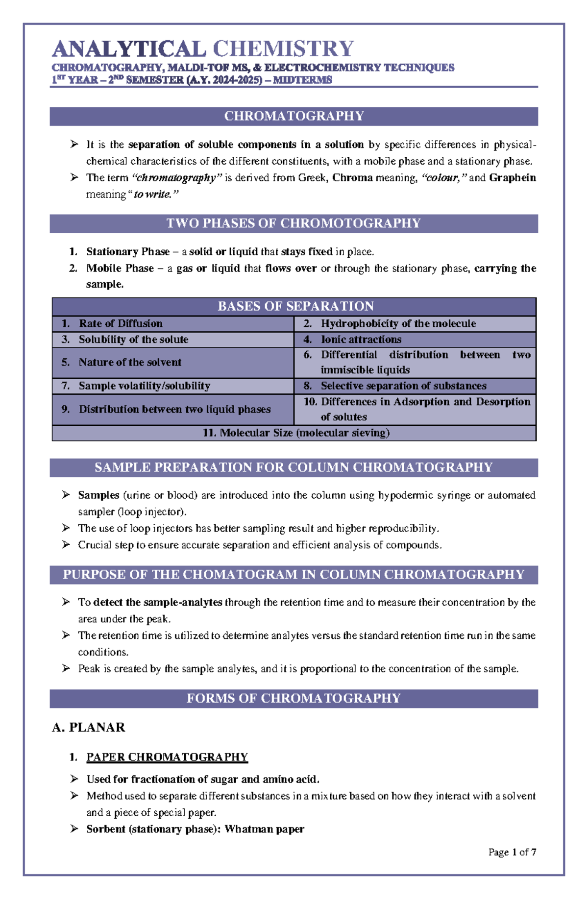 ANALYTICAL CHEMISTRY: CHROMATOGRAPHY & ELECTROCHEMISTRY TECHNIQUES (1ST ...