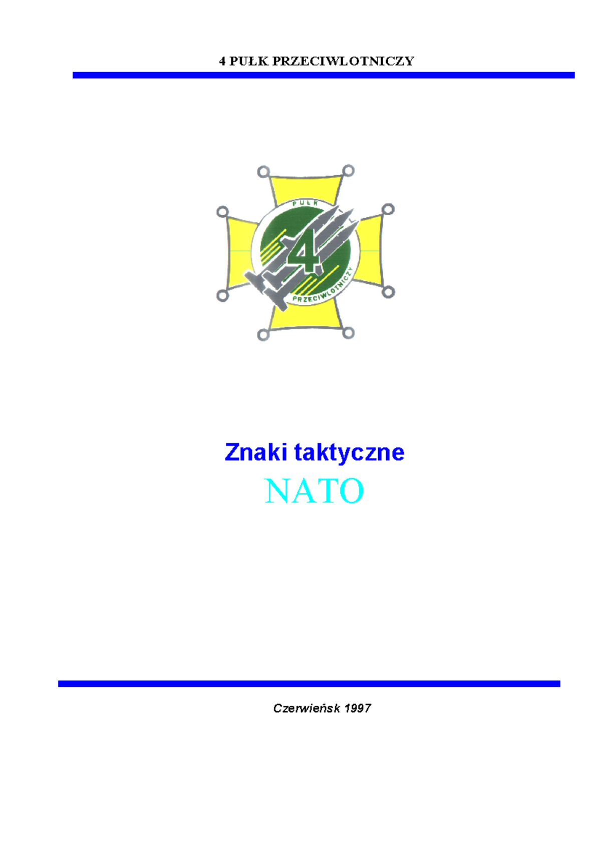 Znaki Taktyczne NATO: Wytyczne i Klasyfikacja Jednostek Militarnych ...
