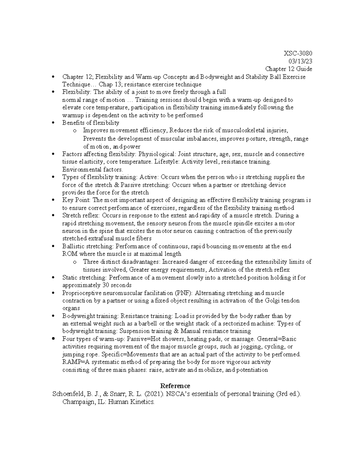 Chapter 12 guide - XSC- 03/13/ Chapter 12 Guide Chapter 12; Flexibility ...
