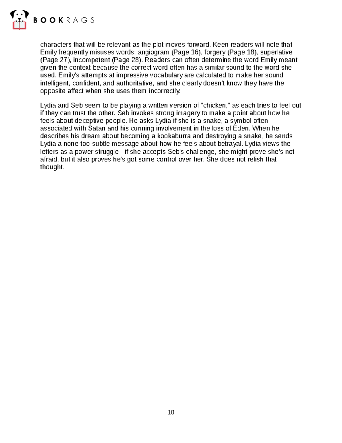 The Year of Secret Assignments Study Guide: Key Character Insights 10 ...