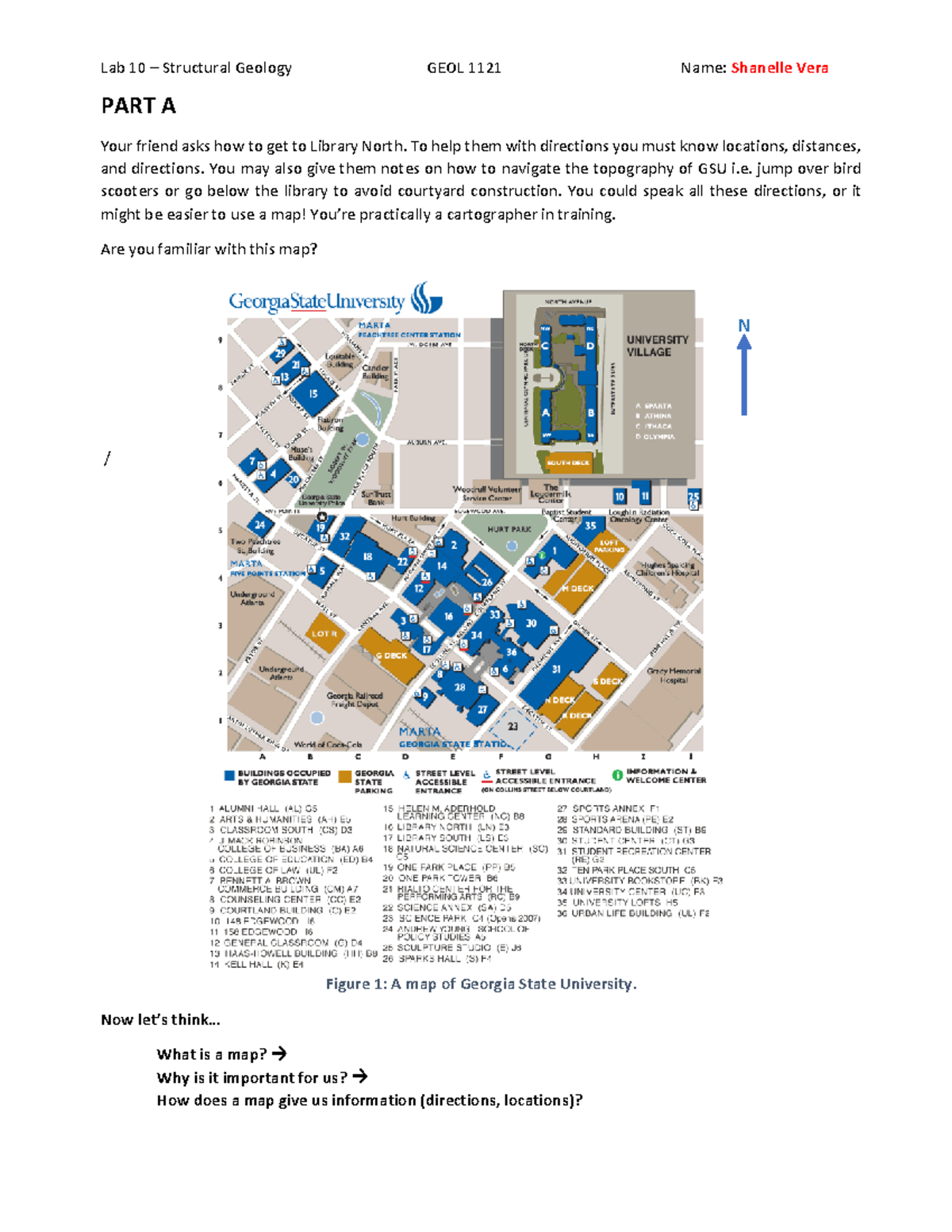 Lab 10: Understanding Topographic and Geological Maps in GEOL 1121 ...