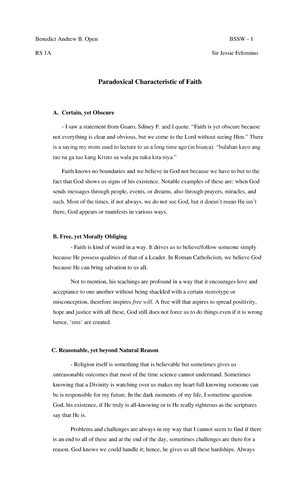 DLP in introduction to world religions - Detailed Lesson Plan in ...