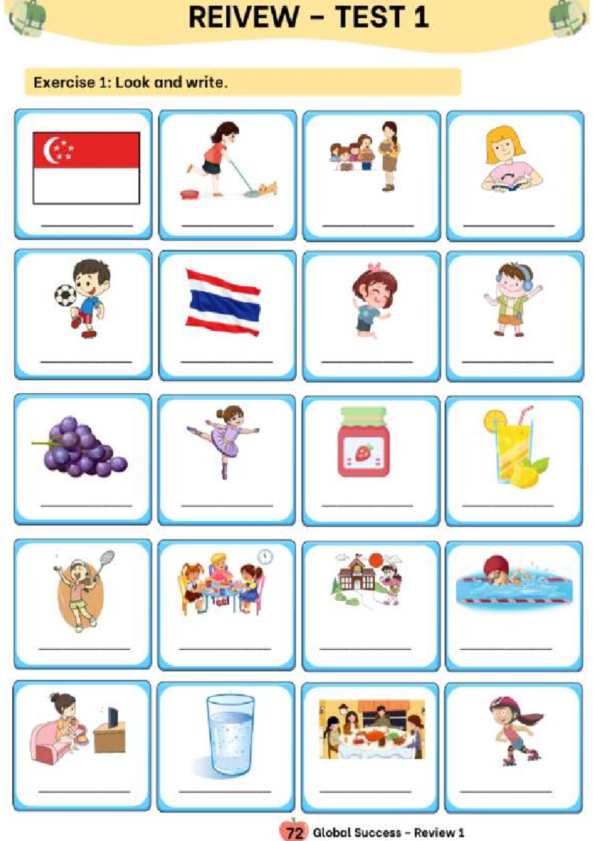 Review 1 - Grade 4 - Mixed Interactive Speaking Qs (Level Medium) - Studocu