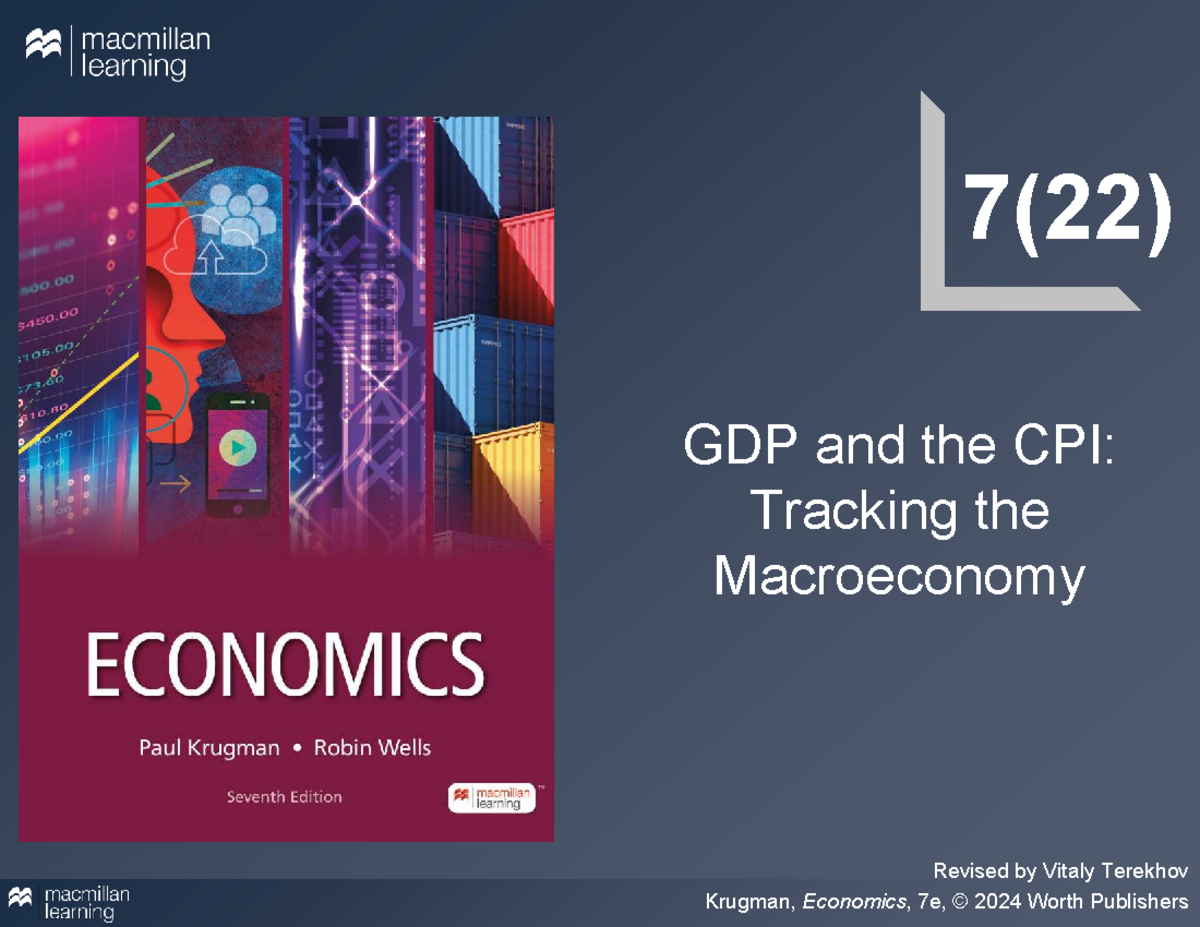 GDP and CPI Analysis: Tracking Macroeconomic Indicators (Econ 7e) - Studocu