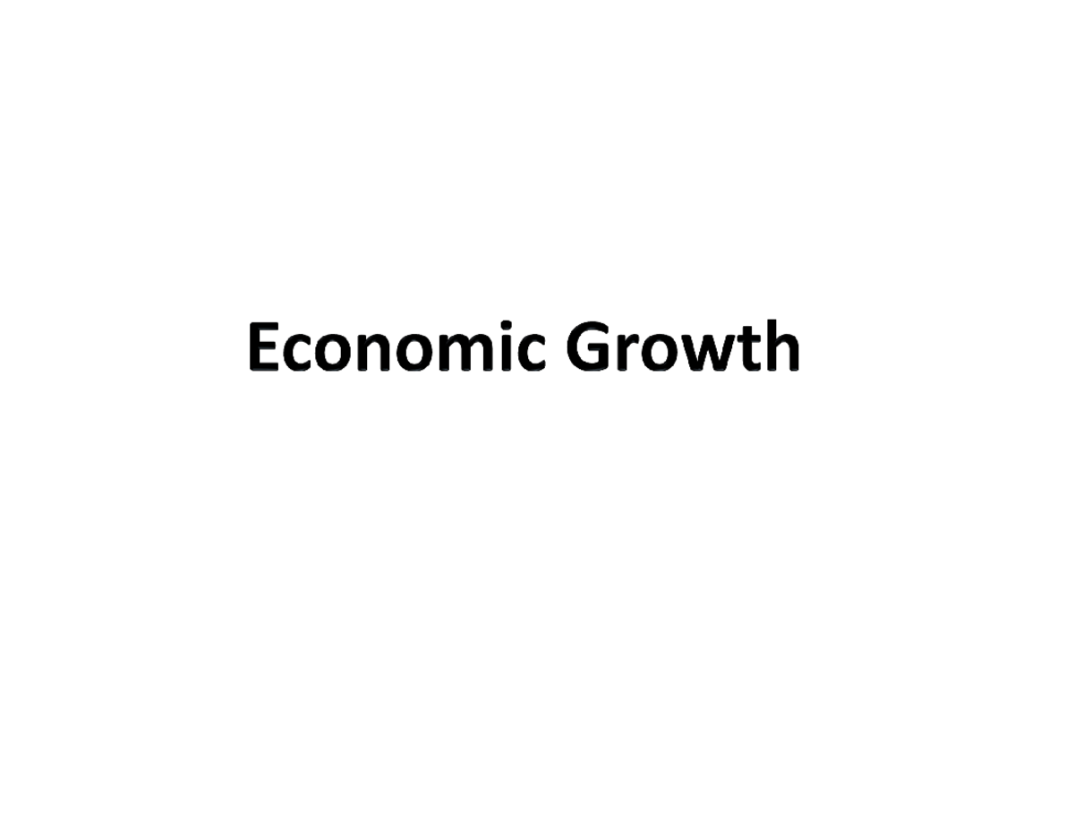 Economic Growth Analysis: Key Factors & Productivity Insights (ECO 7.2 ...