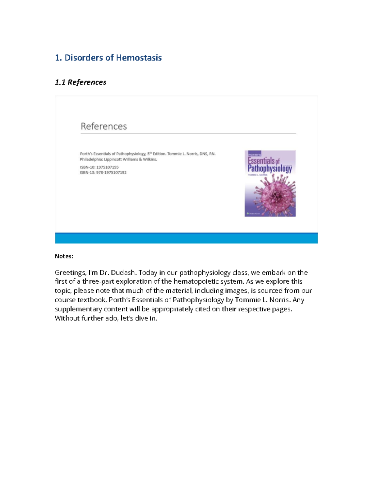 Hemostasis Disorders: Pathophysiology Overview and Key Insights - Studocu
