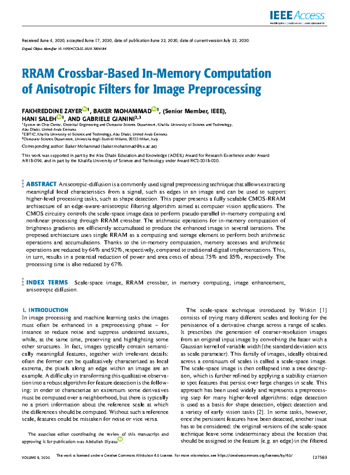 RRAM-Based Anisotropic Diffusion Filters for Image Enhancement ...