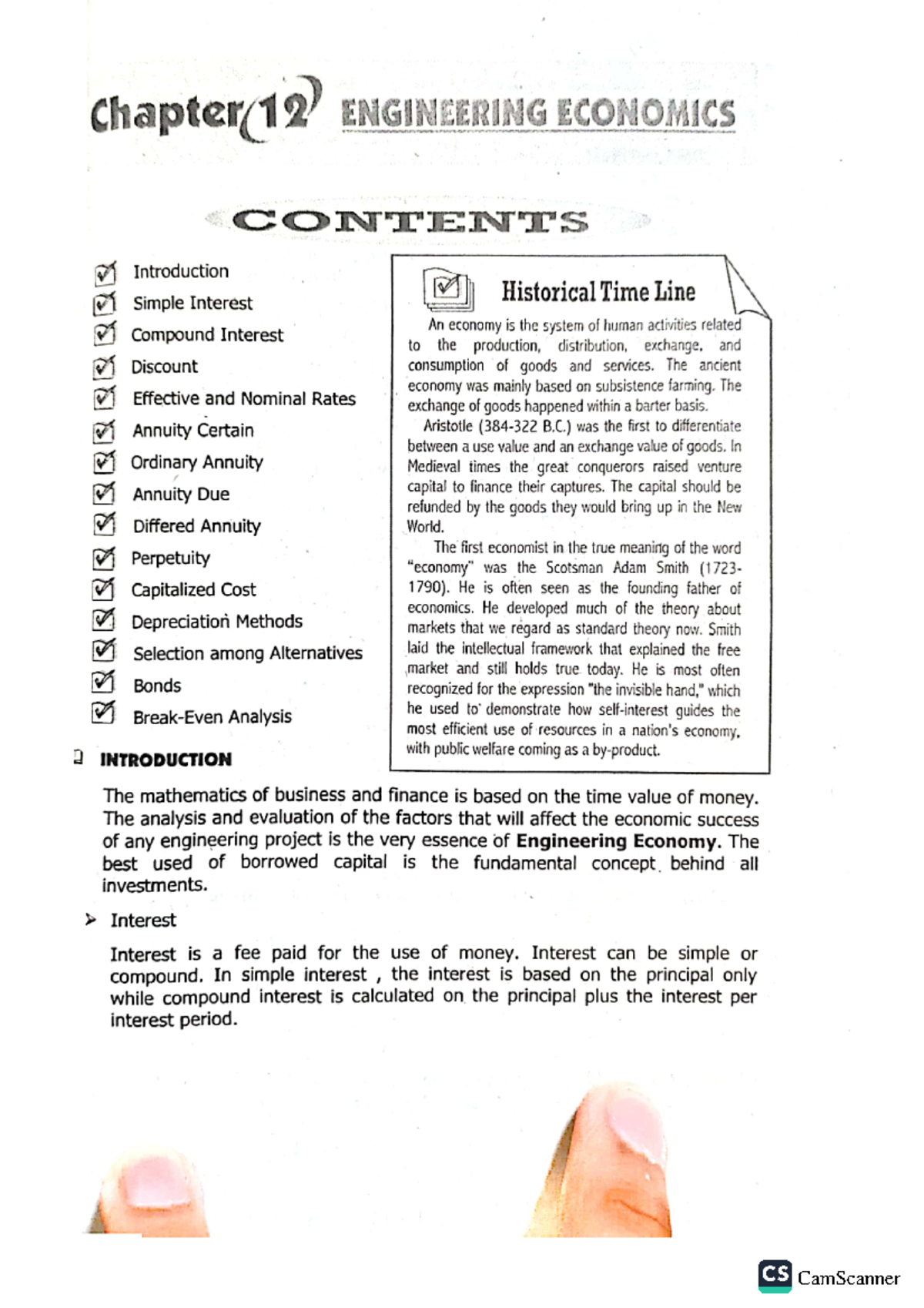 CS 012 - Engineering Economics: Comprehensive Study Materials - Studocu