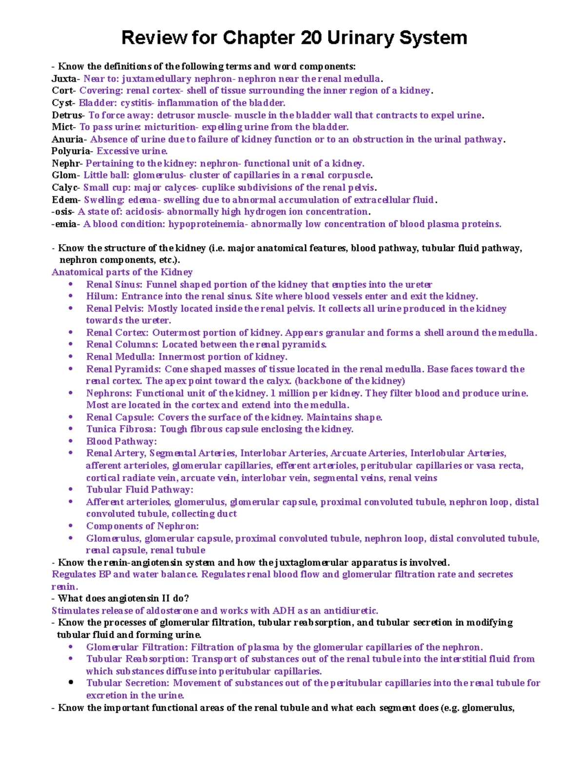 Chapter 19Respiratory MO - Chapter 19 The Respiratory System: Labeling ...