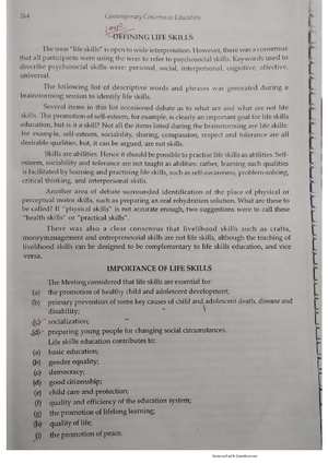 LIFE Skills Units - LIFE SKILLS EDUCATION 2022 - 2023 PHILOSOPHY ...