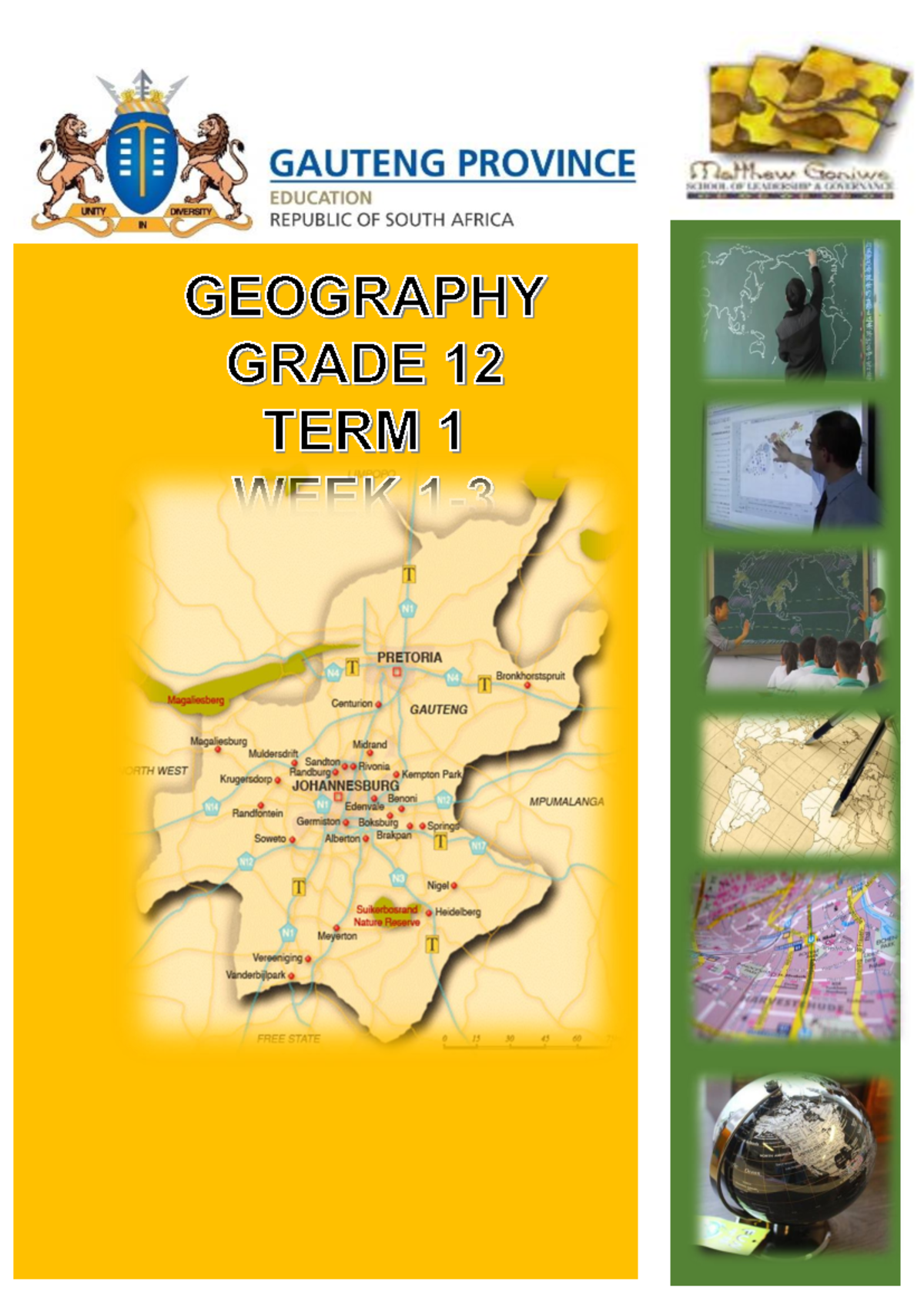 Geography Grade 12 Term 1 Weeks 1-3: Cyclones, Weather Patterns ...