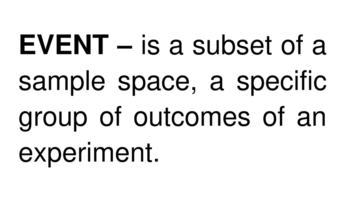 Types of Events in Probability: Simple, Compound, and More - Studocu