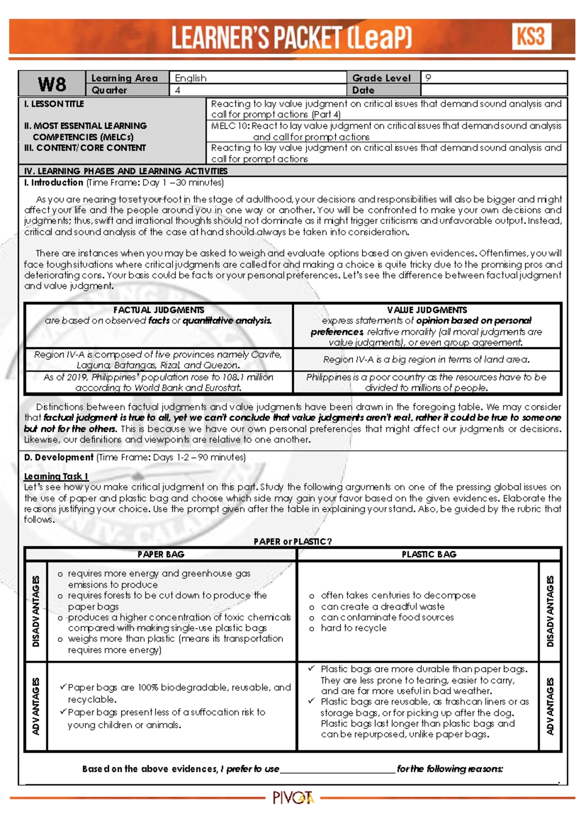 Module 1 ENG111 - purposive communication - ADAPTED COURSEPACK PURPOSIVE COMMUNICATION MODULE 1 ...