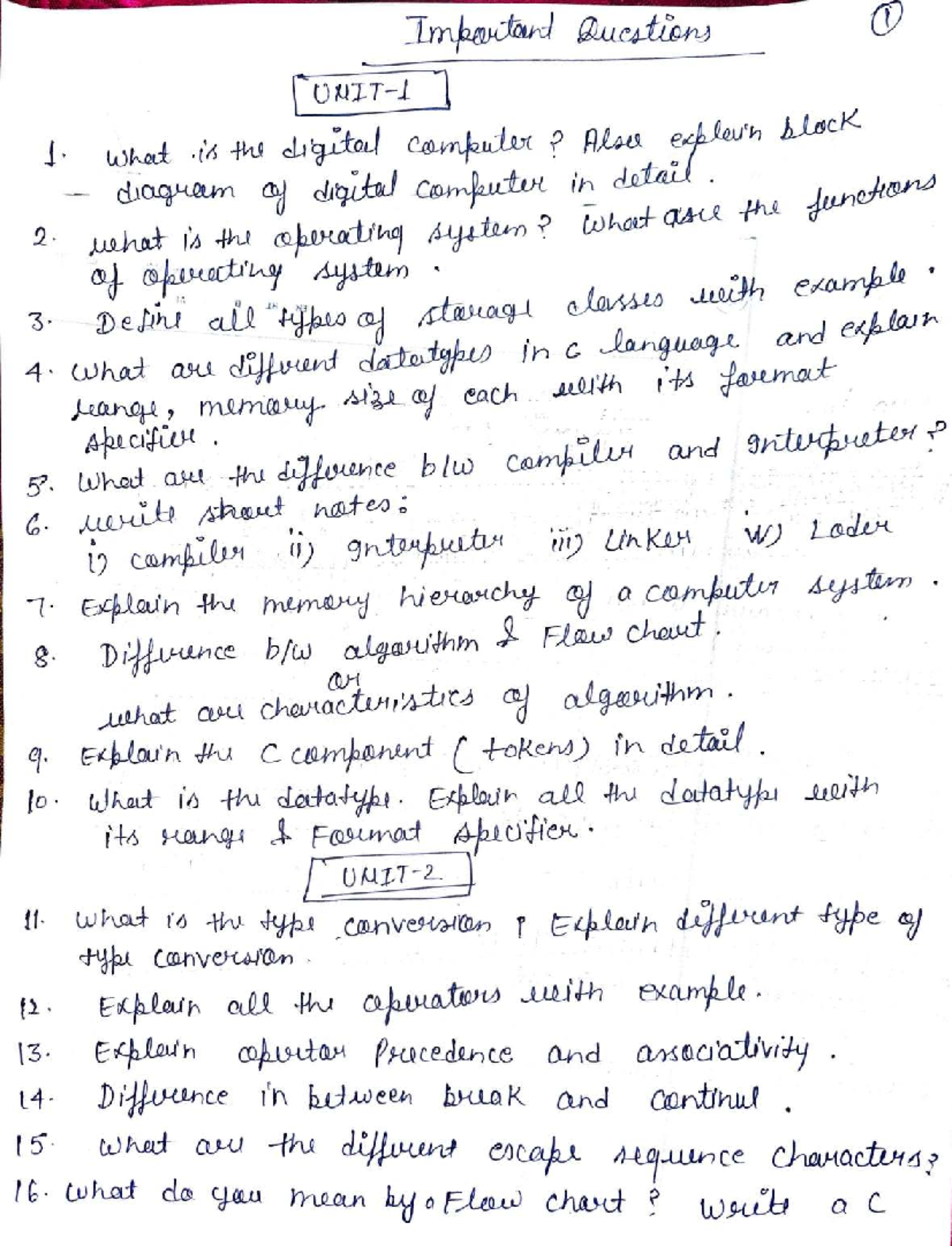 Final Exam Study Notes for Course Code: - Studocu