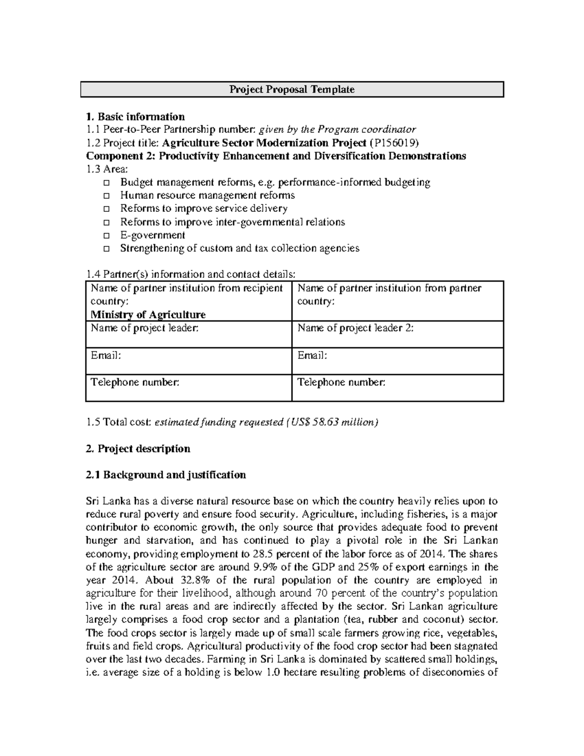Project Proposal Template- Lacmic - Project Proposal Template Basic ...