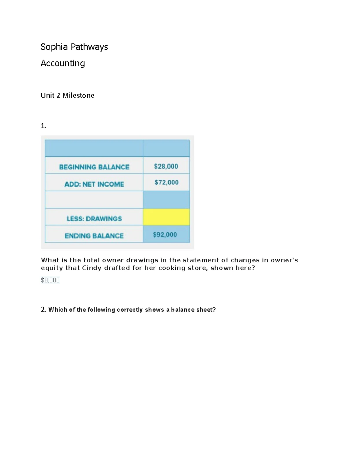 Sophia acc 201 financial accounting units 3 challenge 1 - sophia acc ...