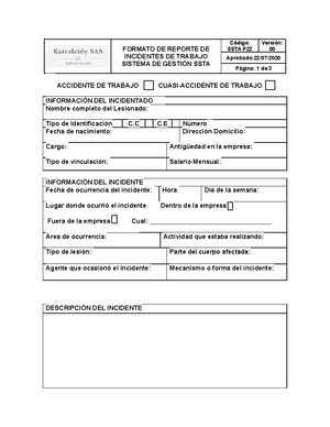 ACTA DE Asignación DEL Responsable DEL SG-SST - CODIGO: ACT-SST- FECHA ...