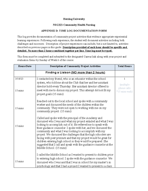 NEW Appendix D Form USE THIS ONE SP24-1-1 - Herzing University NSG323 ...