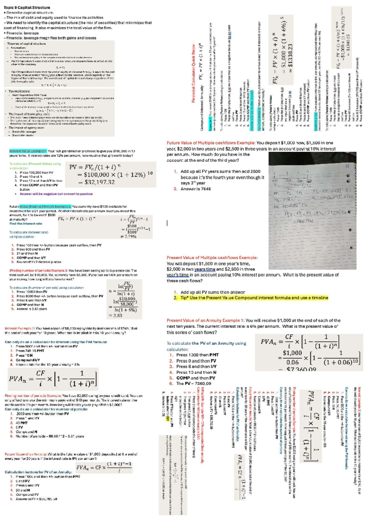 Cheat Sheet for Quick Reference - Studocu
