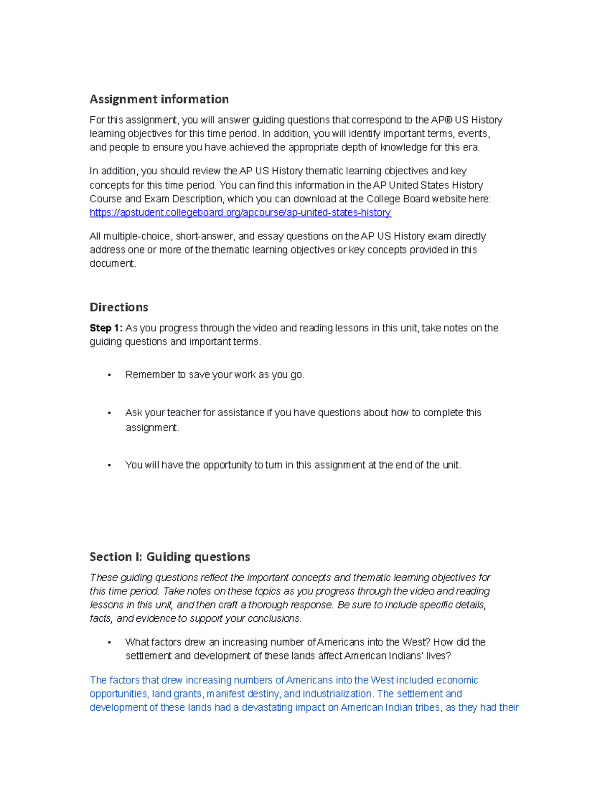 AP® US History Unit 6 Review: Key Questions & Vocabulary Insights - Studocu