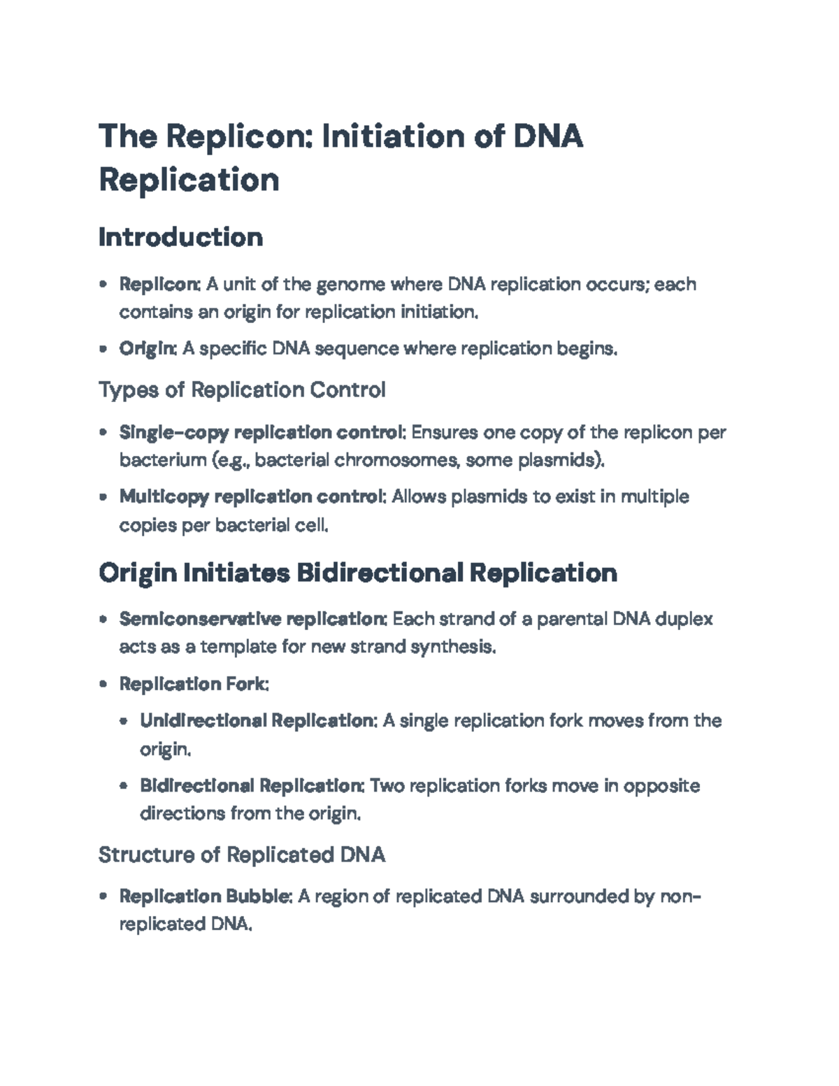 Bacterial DNA Replication Initiation: Mechanisms & Regulation - The ...