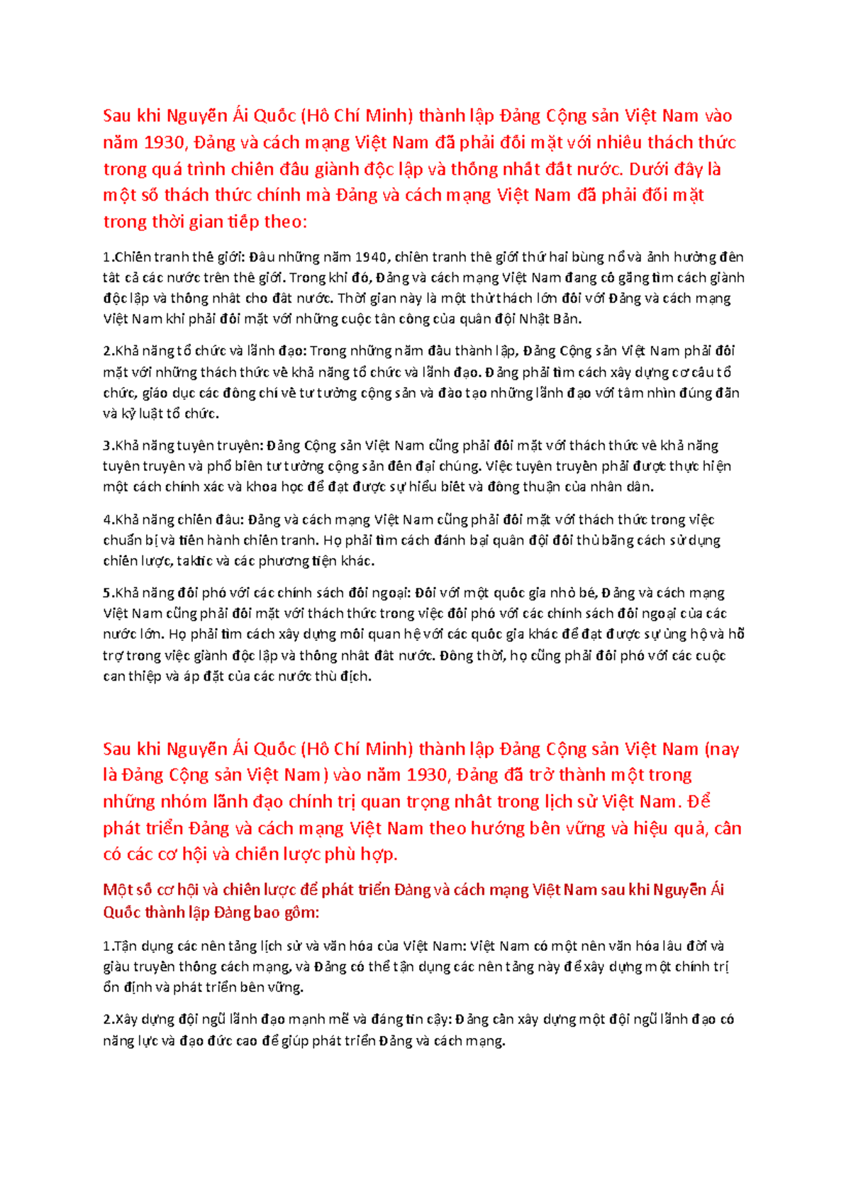 5 - aasdasd - Sau khi Nguyễễn Ái Quốốc (Hốồ Chí Minh) thành l p Đ ng C ng s n Vi t Nam vàoậ ả ộ ...
