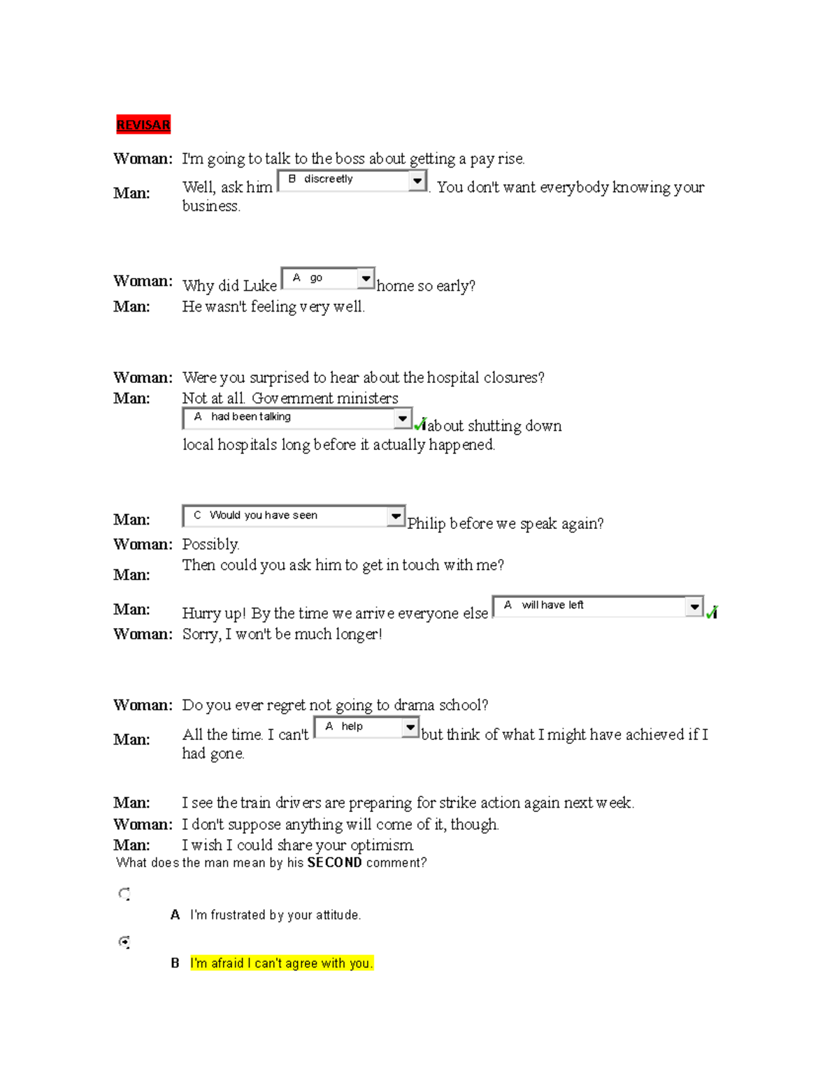 English Placement Exam: Oxford English Test Preparation Guide - Studocu