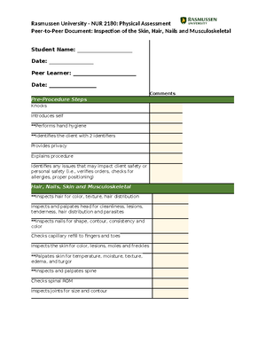 Heent-assessment-example - HEENT Assessment Checklist and Observation ...