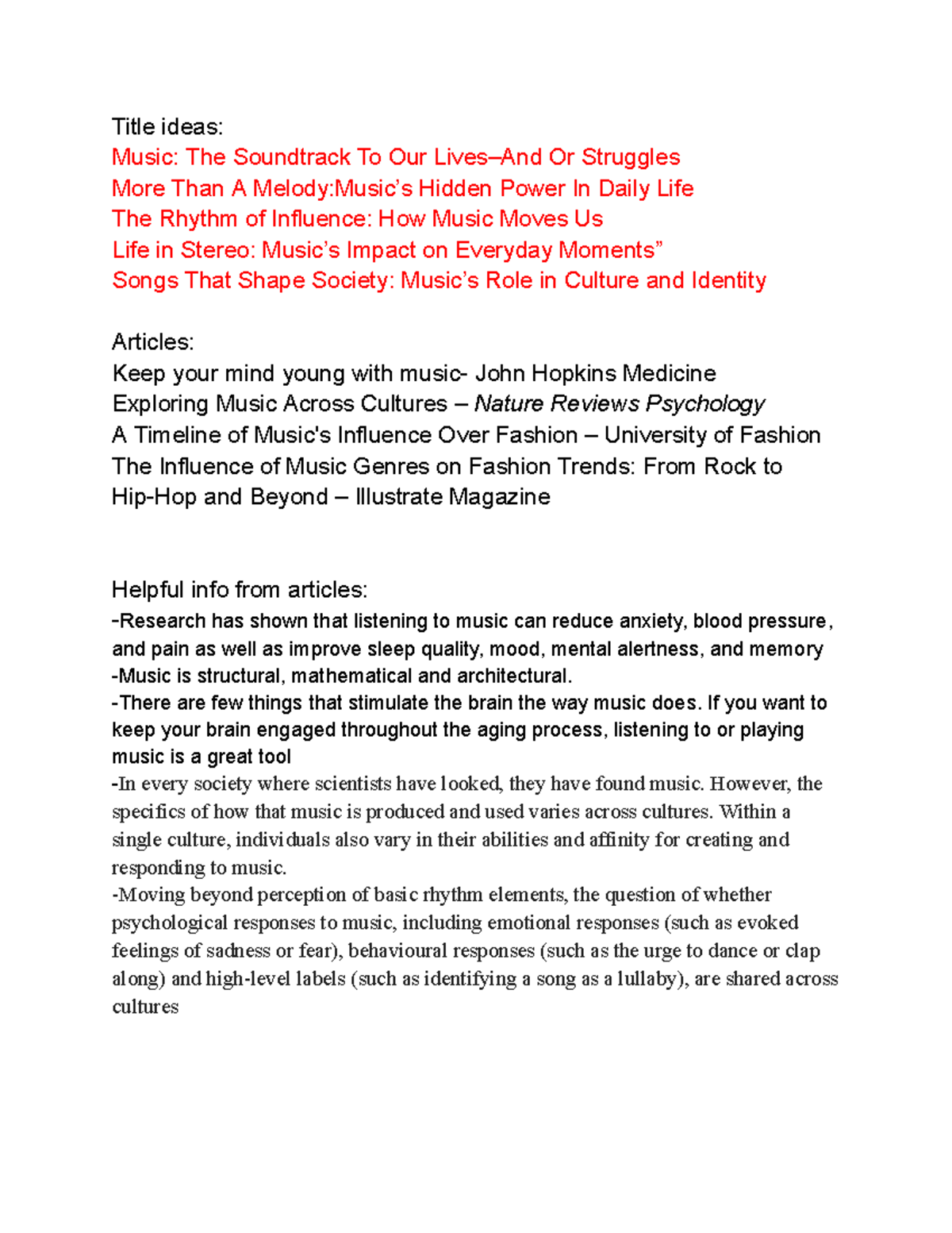 Exploring Music's Impact on Culture and Society: English NEA Research ...