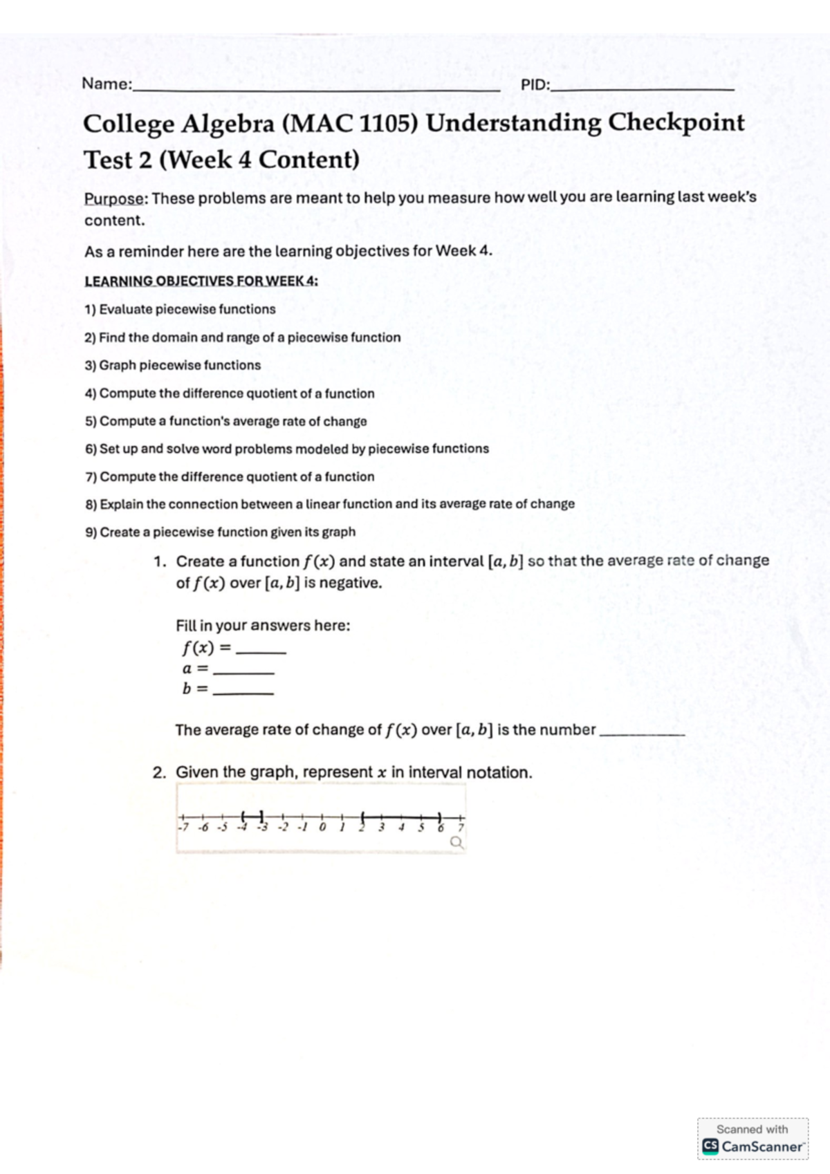 Week04 Understanding-Checkpoint Piecewise-Functions-and-Average-Rate-of-Change MAC1105 - Name ...