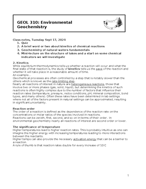 GEOL 310: Nitrogen Cycle and Human Impact on Environmental Geochemistry ...