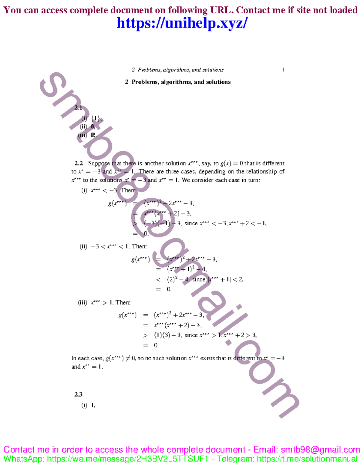 Applied Optimization (ENGR 123) - Solution Manual Overview and Exercises - Studocu