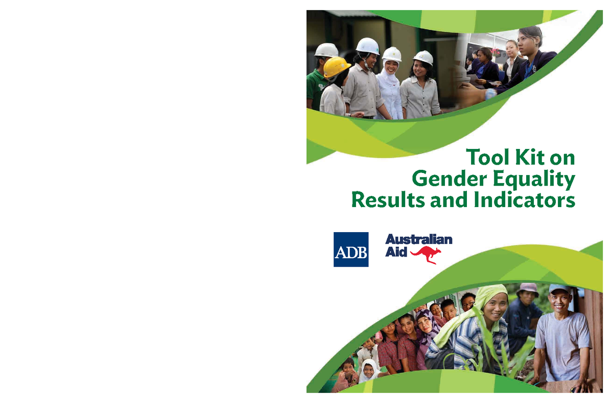 Tool Kit on Gender Equality Results & Indicators (ADB) - Studocu