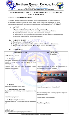 Curriculum Map Grade 7 Matatag Curriculum - Quarter Wee k Unit Topic ...