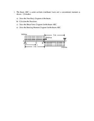 CIV E270 - Assignment No. 6 - *6–52. The beam is made from three boards nailed together as shown ...