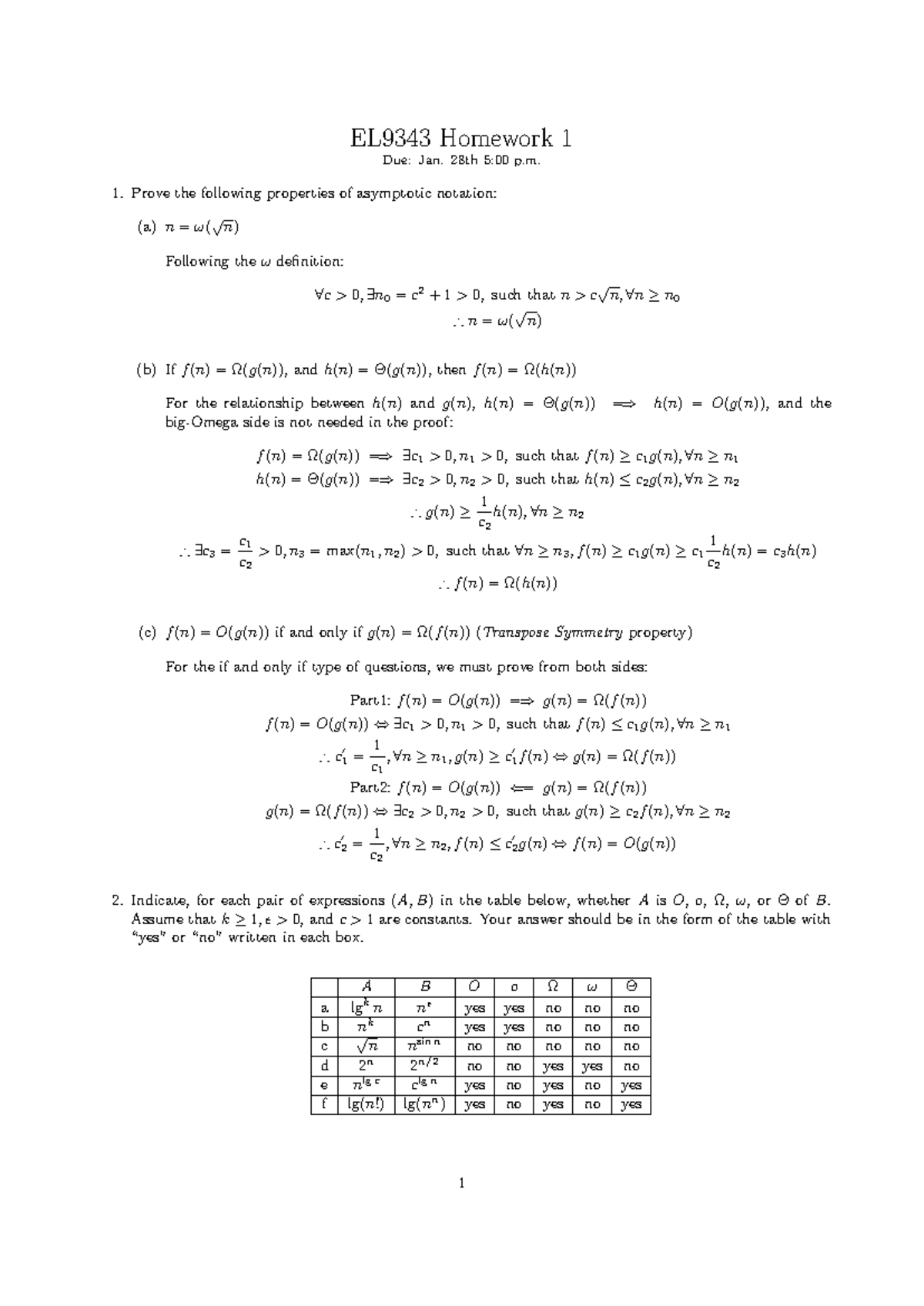 HW01%20Solutions - HW01 Solutions - EL9343 Homework 1 Due: Jan. 28th 5: ...