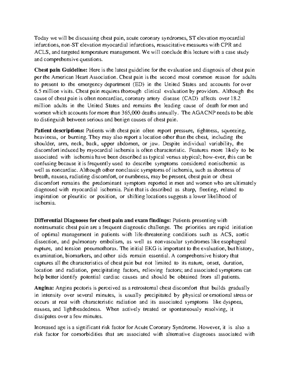 Management of STEMI: Rapid Diagnosis and Treatment Strategies in ACLS ...