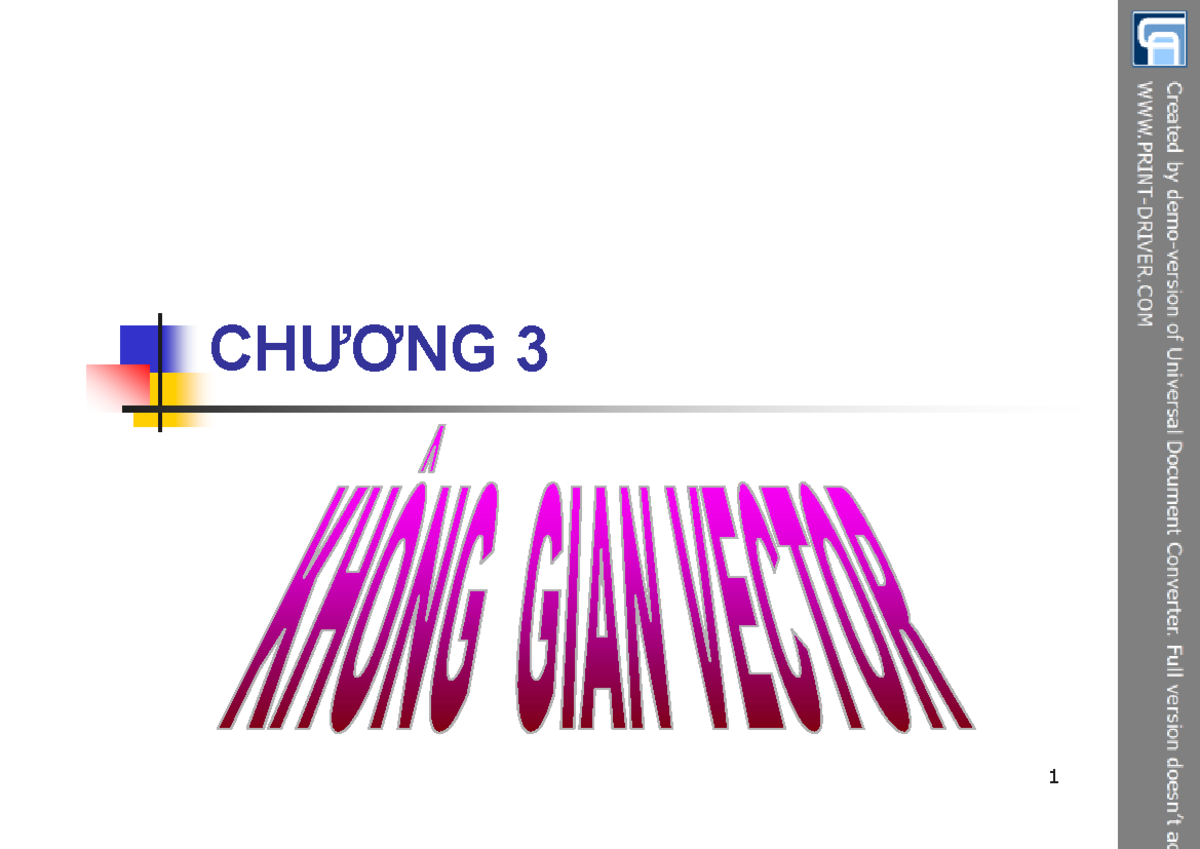 Khong-gian-vecto phan12 - Triết học Mác Lênin - CHƯƠNG Hiệu trưởng ...