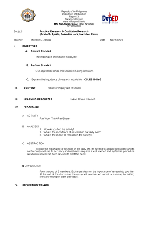 Chapter 1 qualitative research - CHAPTER I INTRODUCTION Background of ...