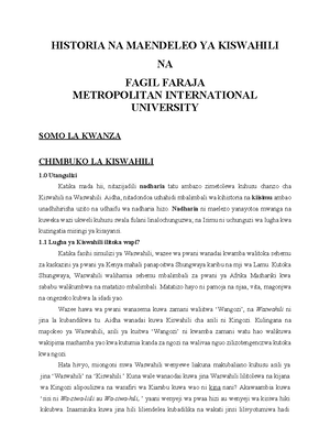 Baraka za Mama mwongozo - RIWAYA YA BARAKA ZA MAMA Riwaya ya Baraka za ...