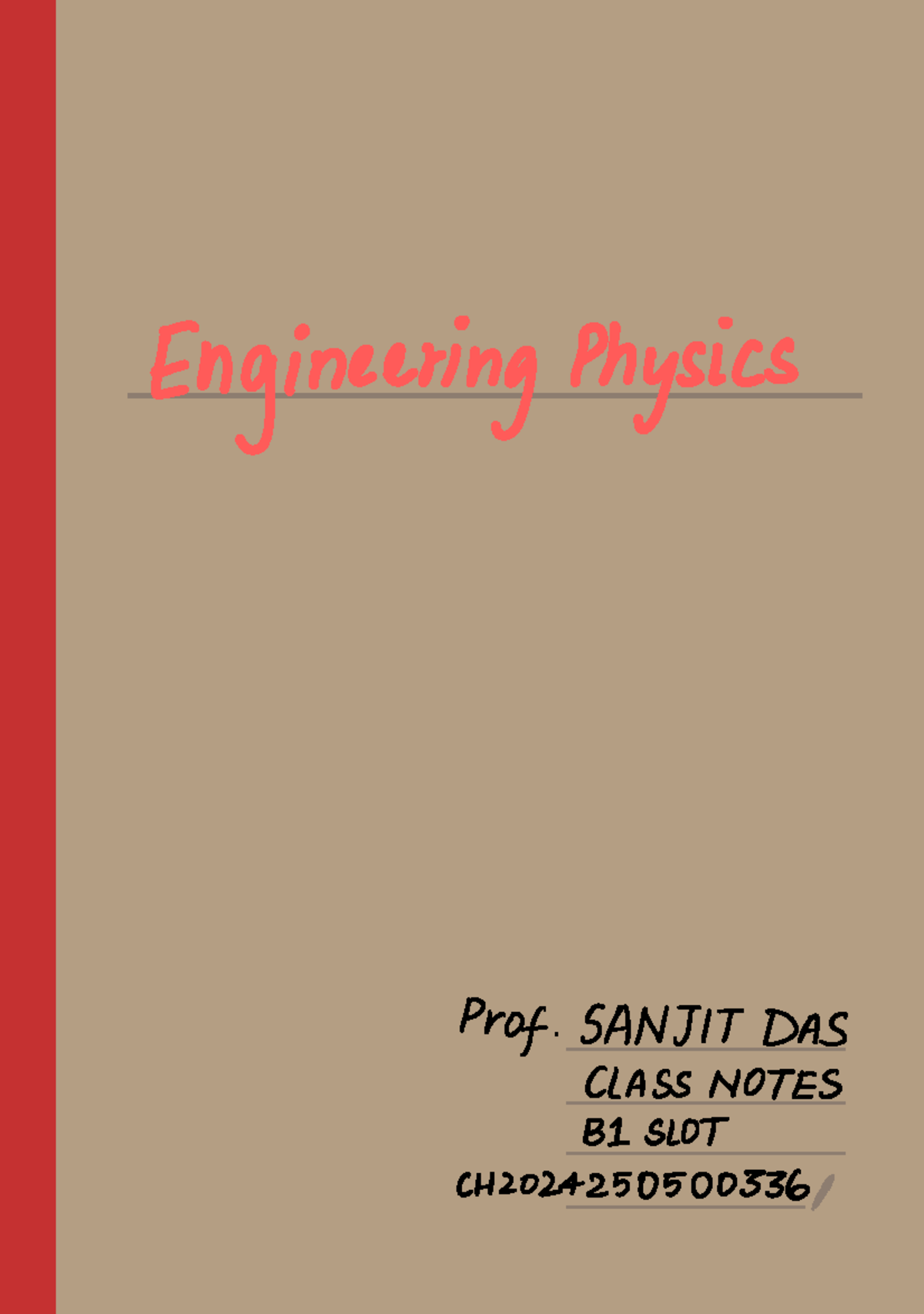 Engineering Physics Theory - Engineering Physics Prof. SANJIT DAS CLASS ...